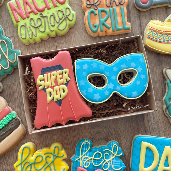 Super Dad Cookie Set – 6 B's Creations